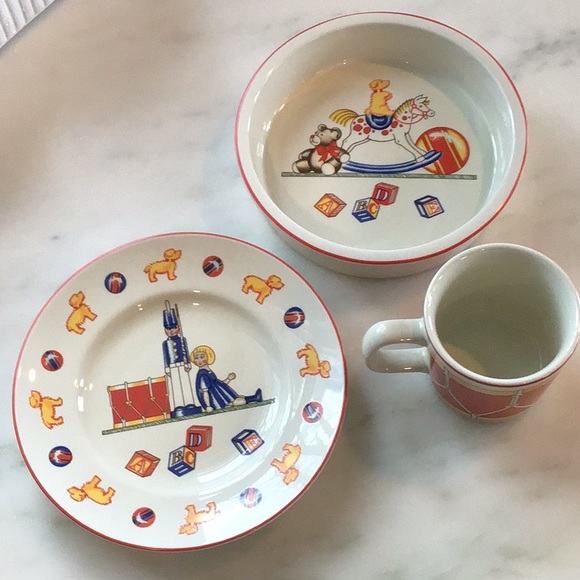 Tiffany & Co. | Dining | Tiffany Co Baby Dish Set | Poshmark